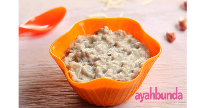 Bubur Talas Ayam Keju