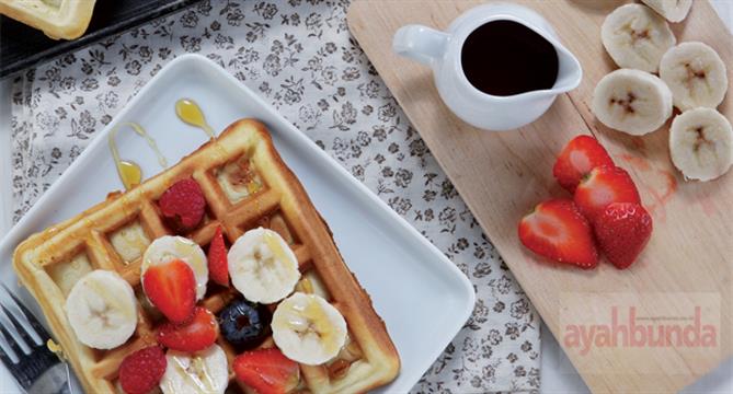 Waffle Buah